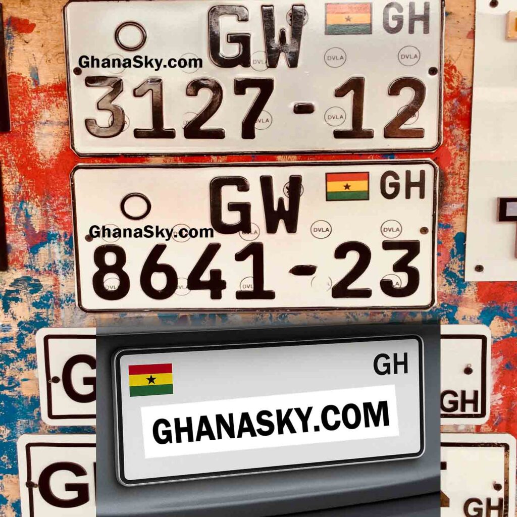 DVLA Personalised number plates 2026, Ghana's Driver and Vehicle ...
